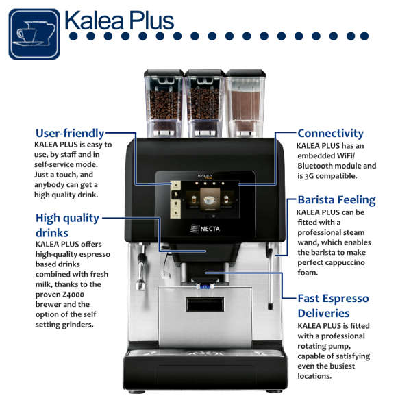 KALEA PLUS Fresh Milk Bean to Cup Coffee Machine