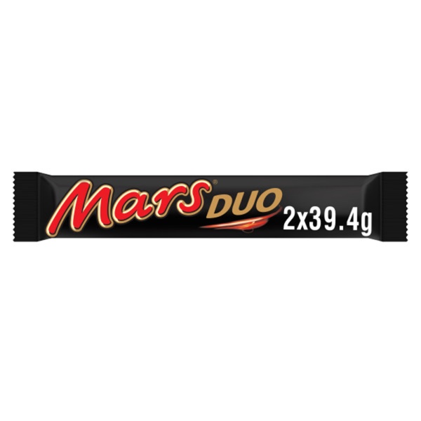 Mars Caramel, Nougat & Milk Chocolate Duo Snack Bar 78.8g (32 Pack)