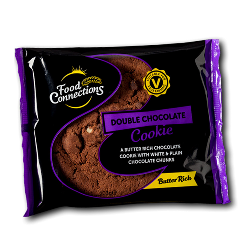 Food Connections Double Chocolate Cookie 103g (12 Pack)