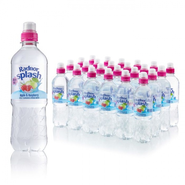 Radnor Splash Still Apple & Raspberry Flavoured Water 500Ml Sports Cap ...