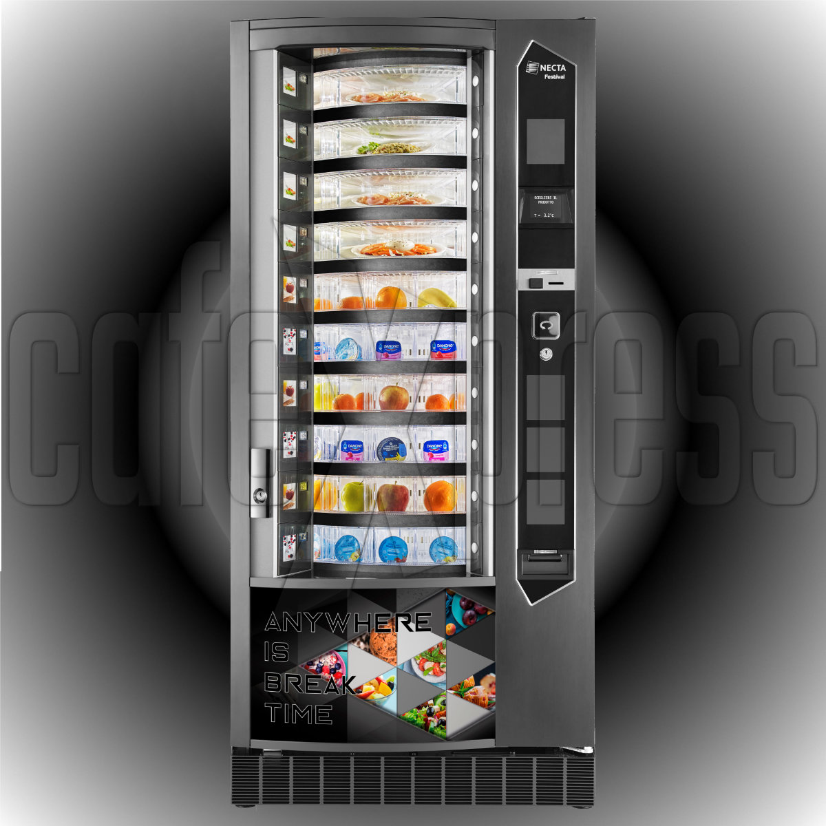 Necta FESTIVAL R290 Carousel Fresh Food Vending Machine - BV