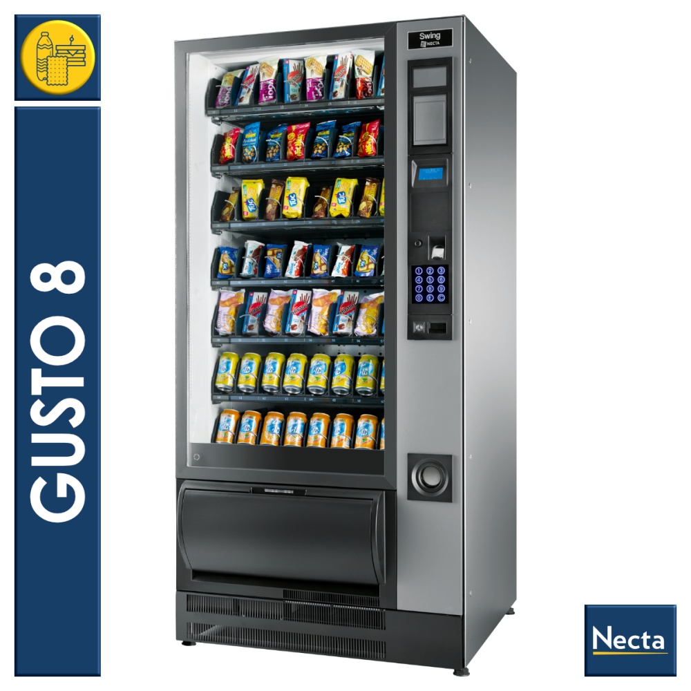 Necta Gusto 8 Vending Machine Range | Snack, Can & Bottle | UK